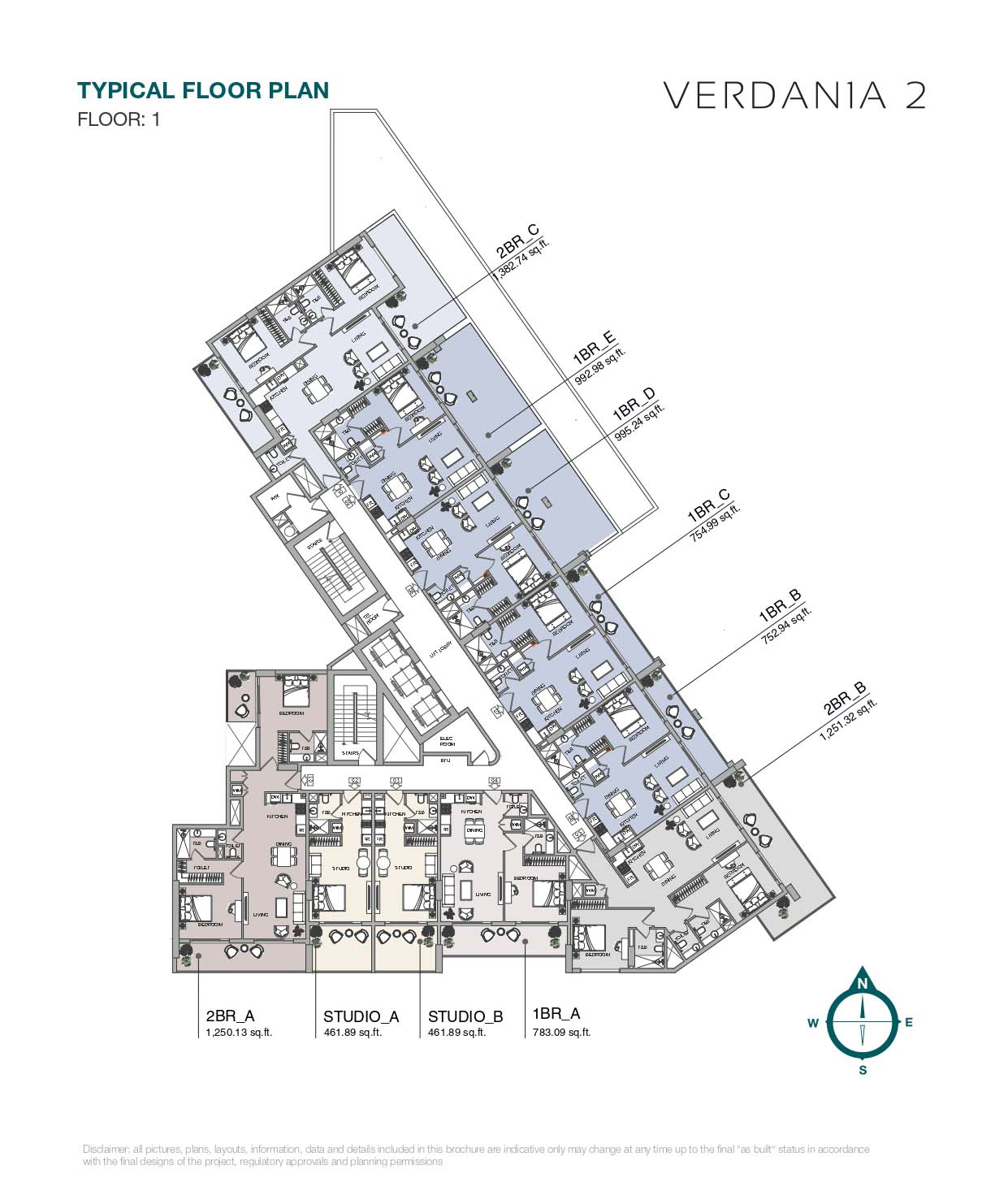 Verdania Phase 2 Residence in DLRC - Floor Plan